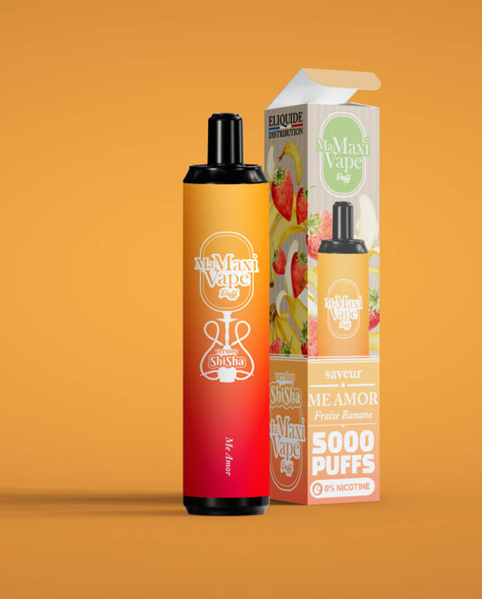 ME AMOR - SHISHA - 5000 PUFFS - MA MAXI VAPE - VAP'POP